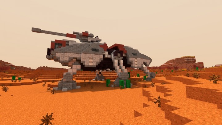 AT TE Walker STAR WARS Minecraft Map