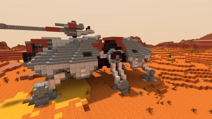 AT TE Walker STAR WARS Minecraft Map