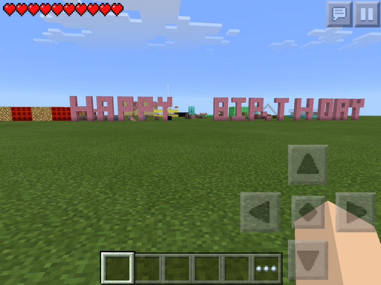 Happy Birthday Minecraft Map