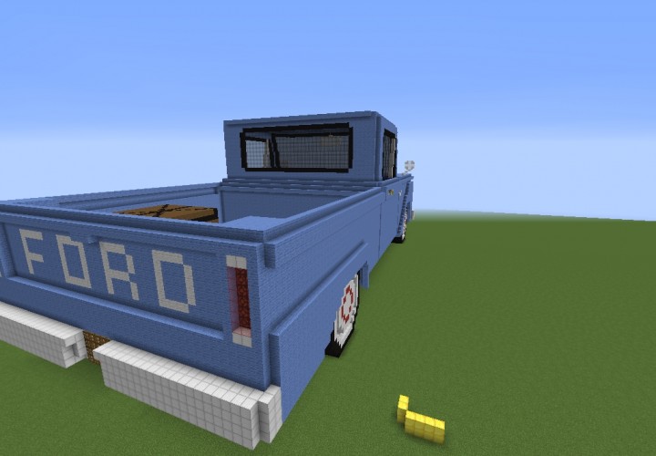 Ford F-100 1966 ( 100 % by hand ) Minecraft Map