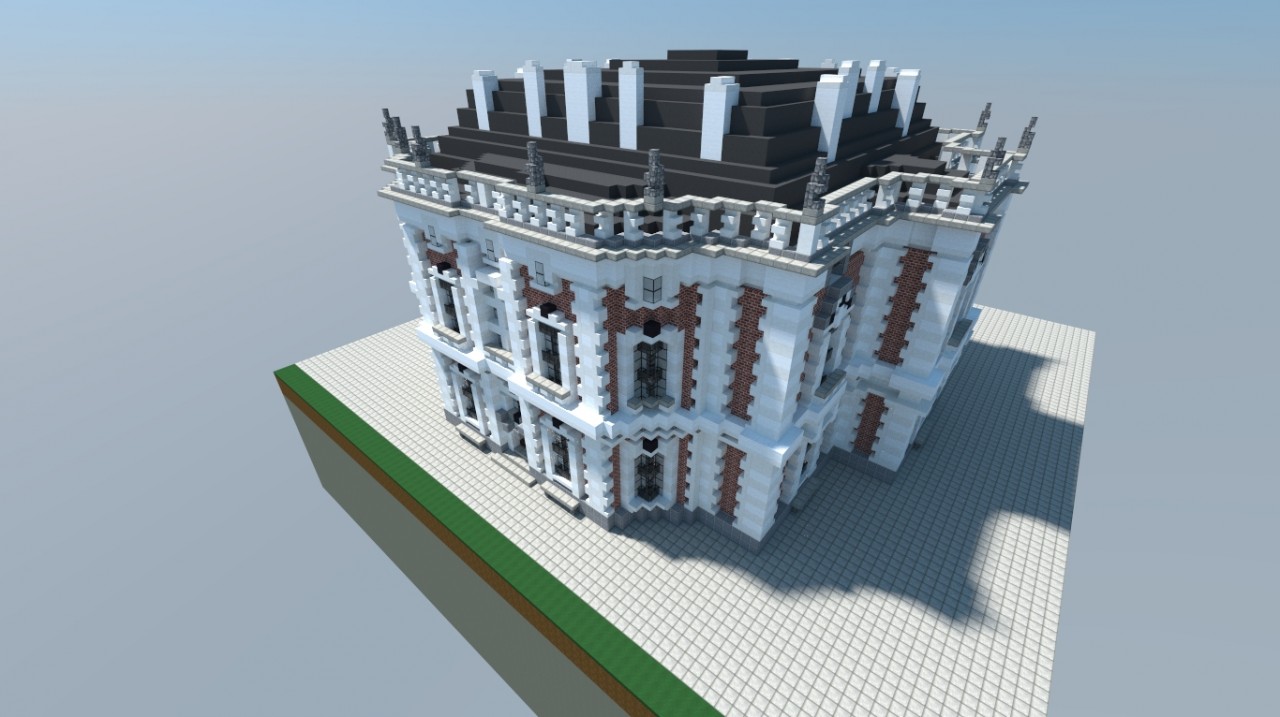 Bachelor's Palace - Pałac Kawalera | neo-Baroque Minecraft Map