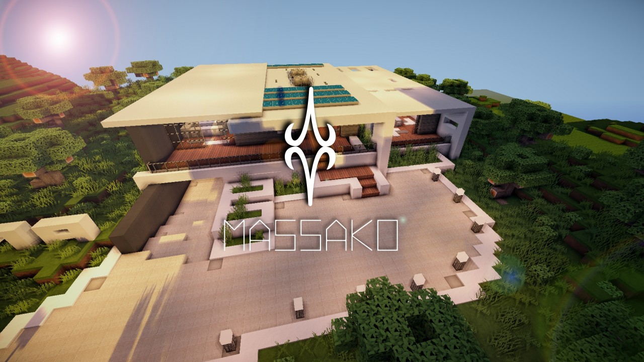 California Modern House Minecraft Map