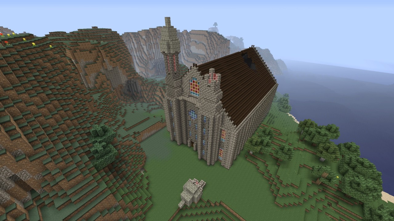 Aerith's Chruch - Final Fantasy VII Minecraft Map
