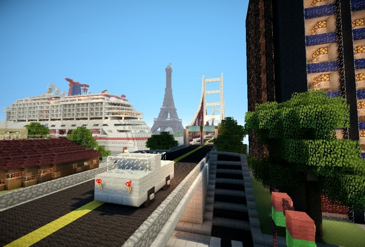 City breakdown Adventure Map [Part 1] Minecraft Map