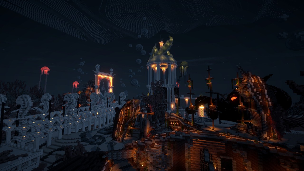 Glass Mermaid of The Seven Sea Minecraft Map