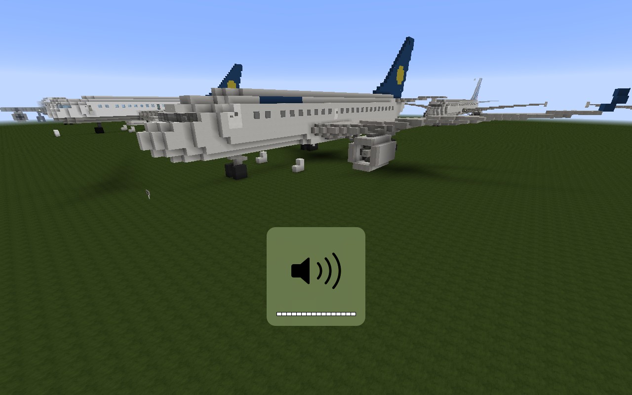 Airplane: Boeing 737-700 (Lufthansa) Minecraft Map