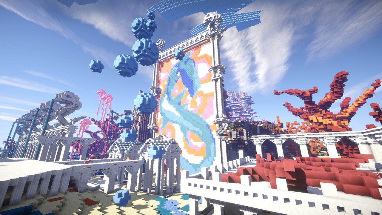 Glass Mermaid of The Seven Sea Minecraft Map