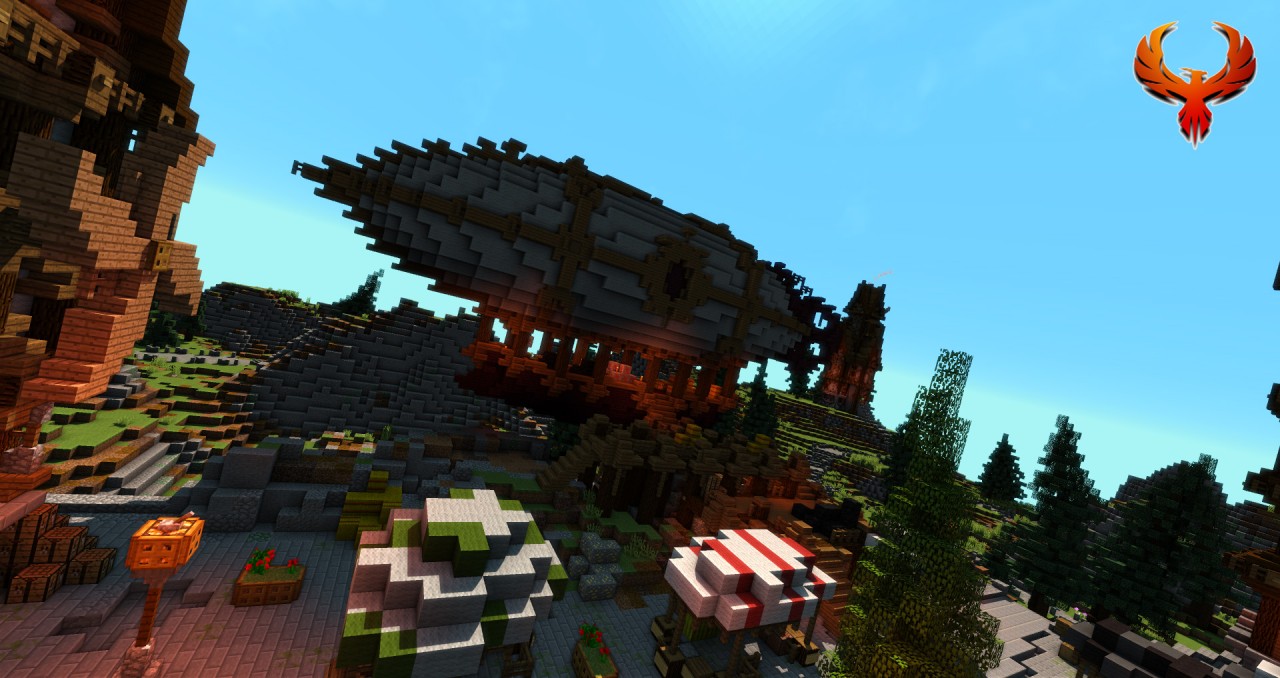 The Steampunk survival map Minecraft Map