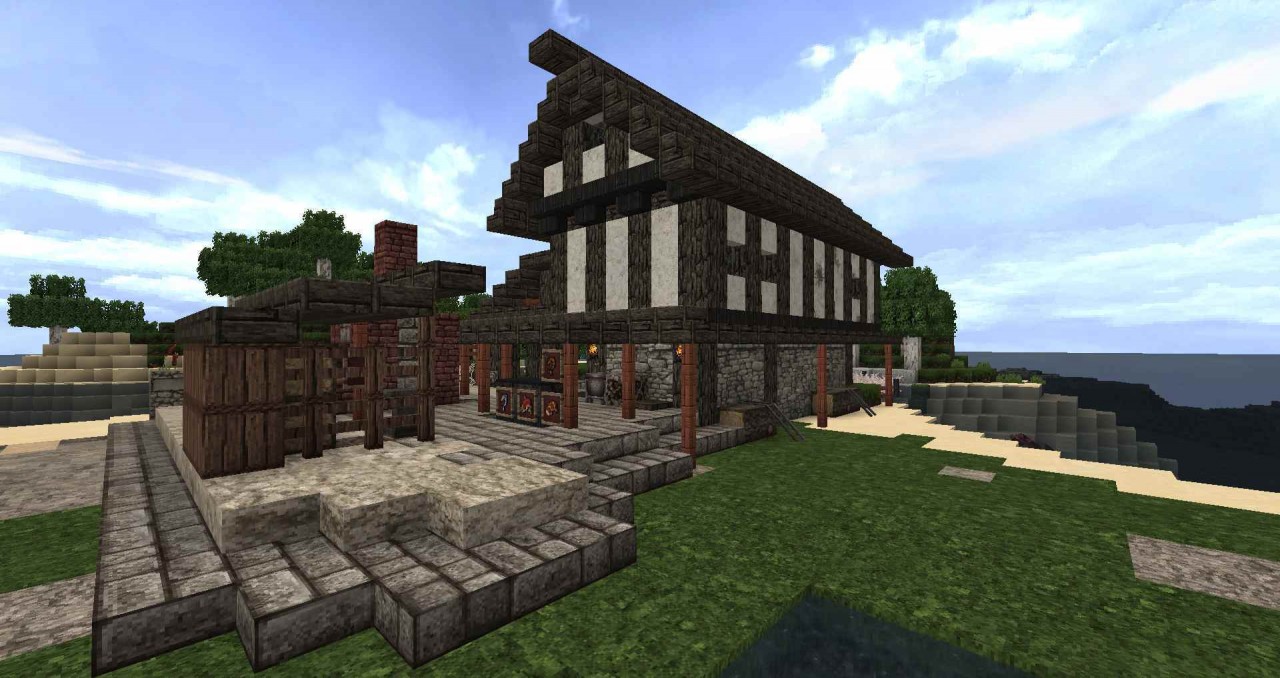 Medieval Fishing House Minecraft Map