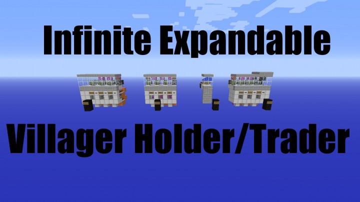 Infinite Expandable Villager Holder/Trader Minecraft Map