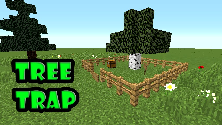 TREE TRAP (VANILLA) Minecraft Map