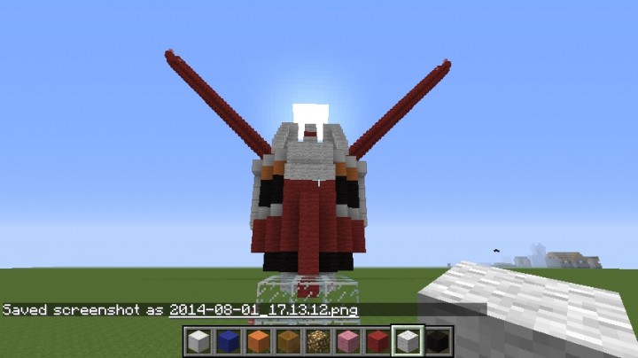 [1.7x] Giant Latias 3D Build Minecraft Map