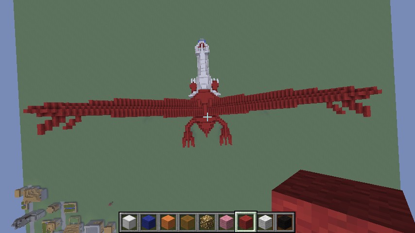 [1.7x] Giant Latias 3D Build Minecraft Map