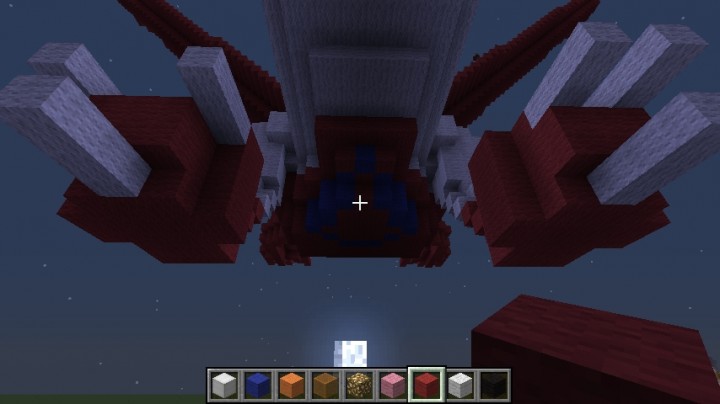 [1.7x] Giant Latias 3D Build Minecraft Map