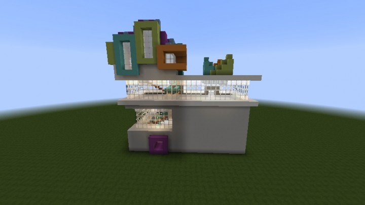 Modern Smart House Minecraft Map
