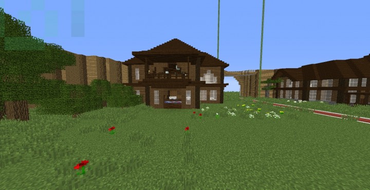 spawn area Minecraft Map