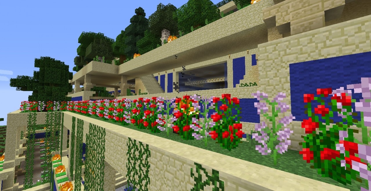 Babylon garden Minecraft Map