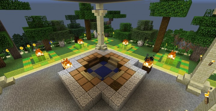 Babylon garden Minecraft Map