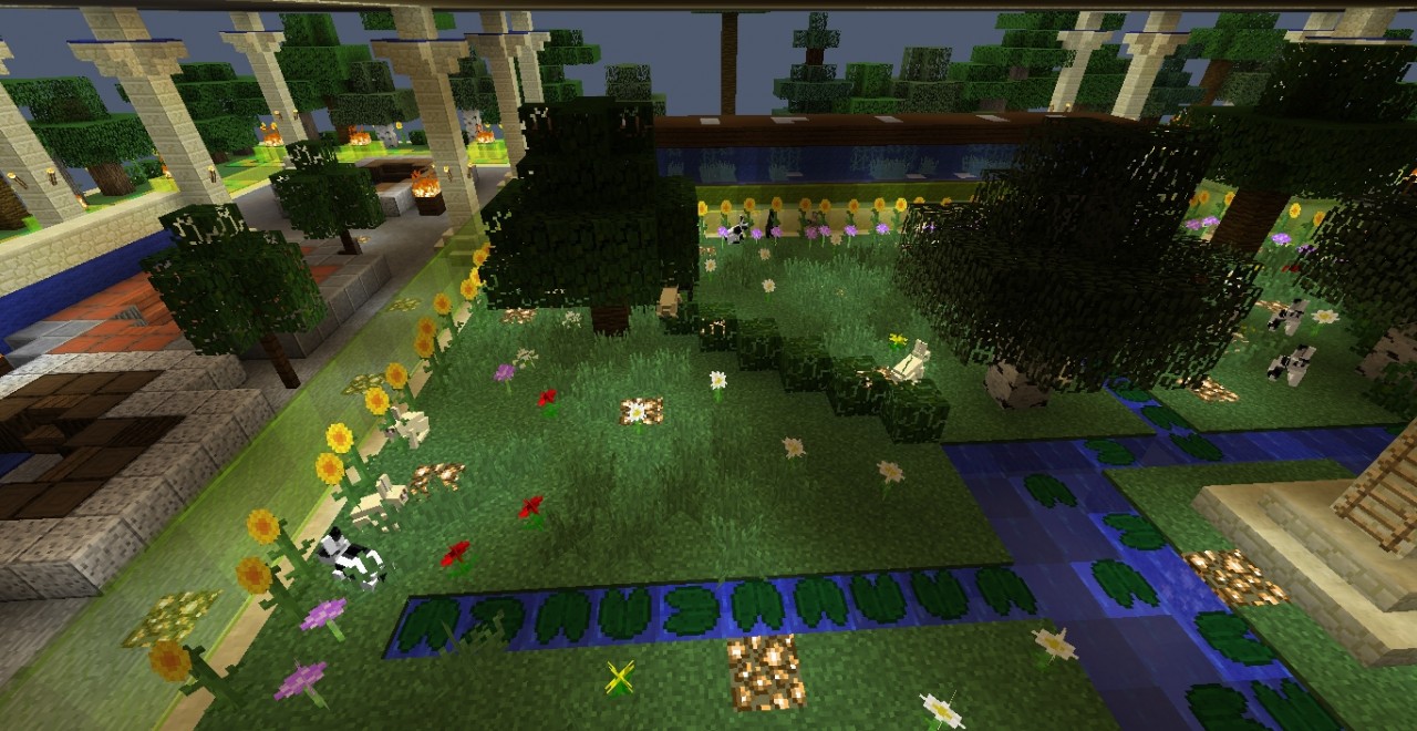 Babylon garden Minecraft Map