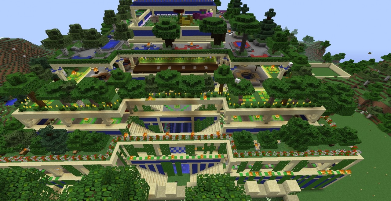 Babylon garden Minecraft Map