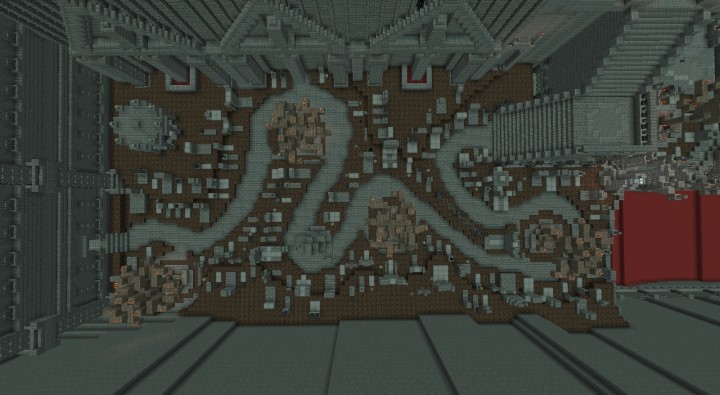 Bloodborne inspired city Minecraft Map