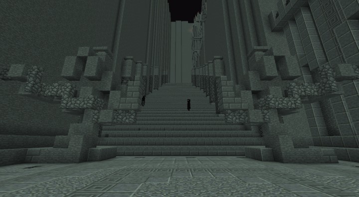 Bloodborne inspired city Minecraft Map