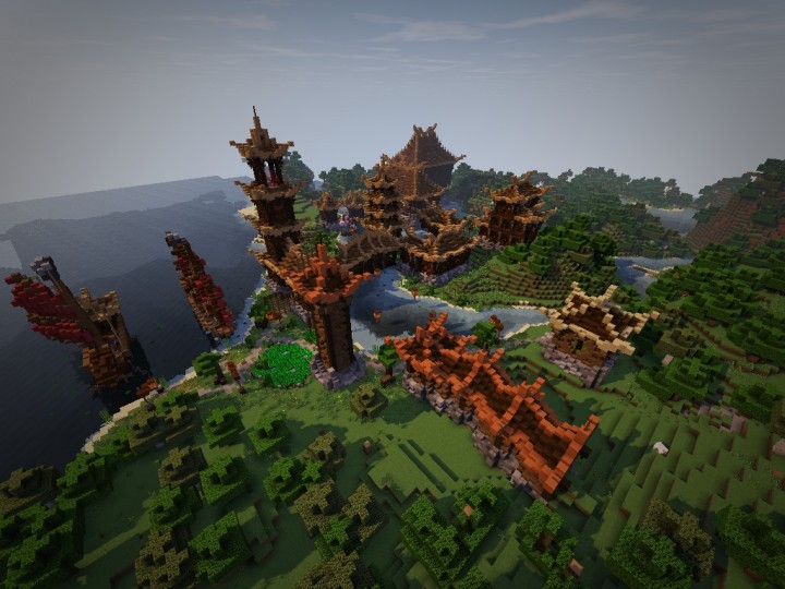 The Little Asian Town: By Dewel114 Minecraft Map