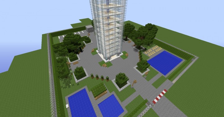 Sky tower Minecraft Map