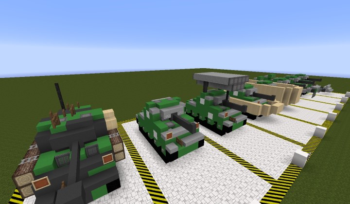 M4 Sherman family (without interior) Minecraft Map