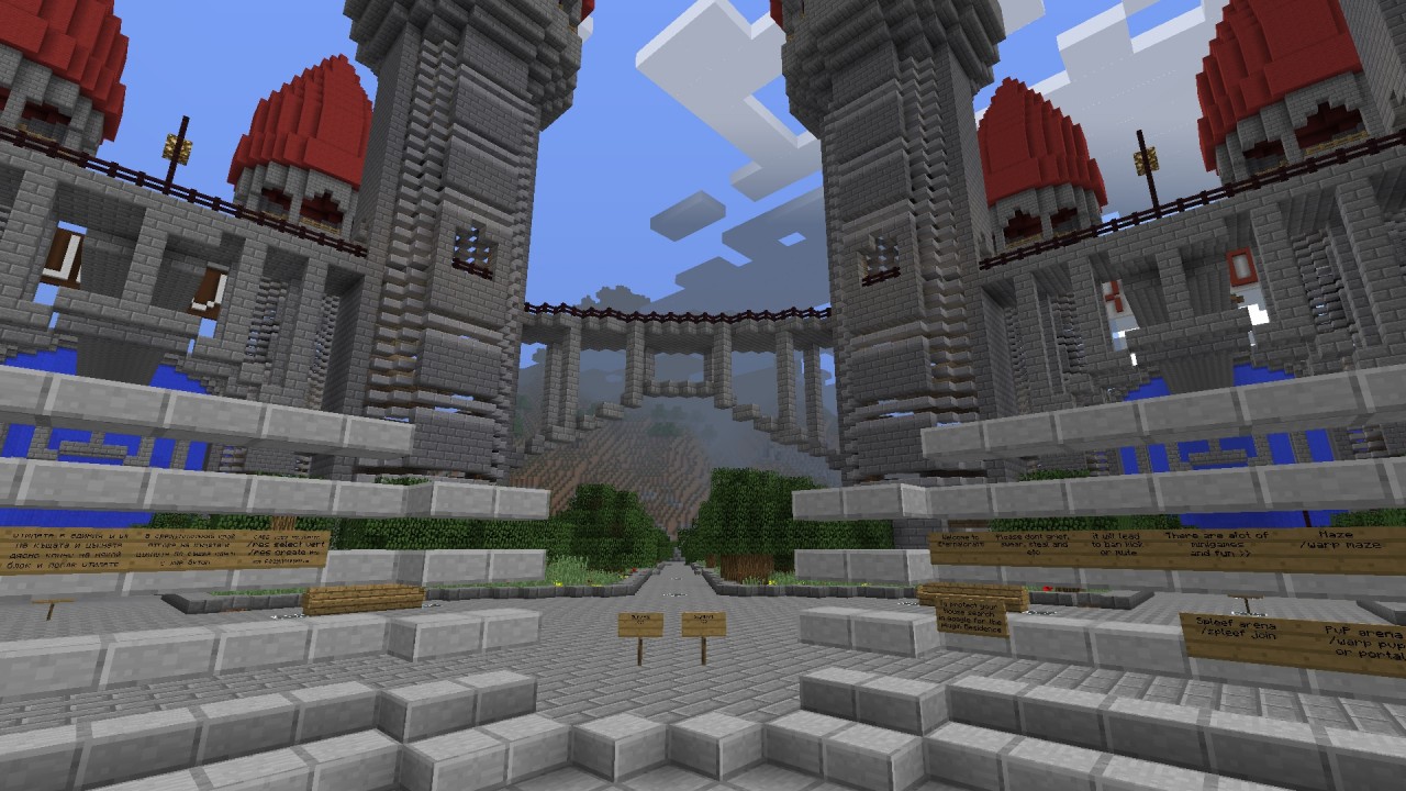 Spawn Server Minecraft Map