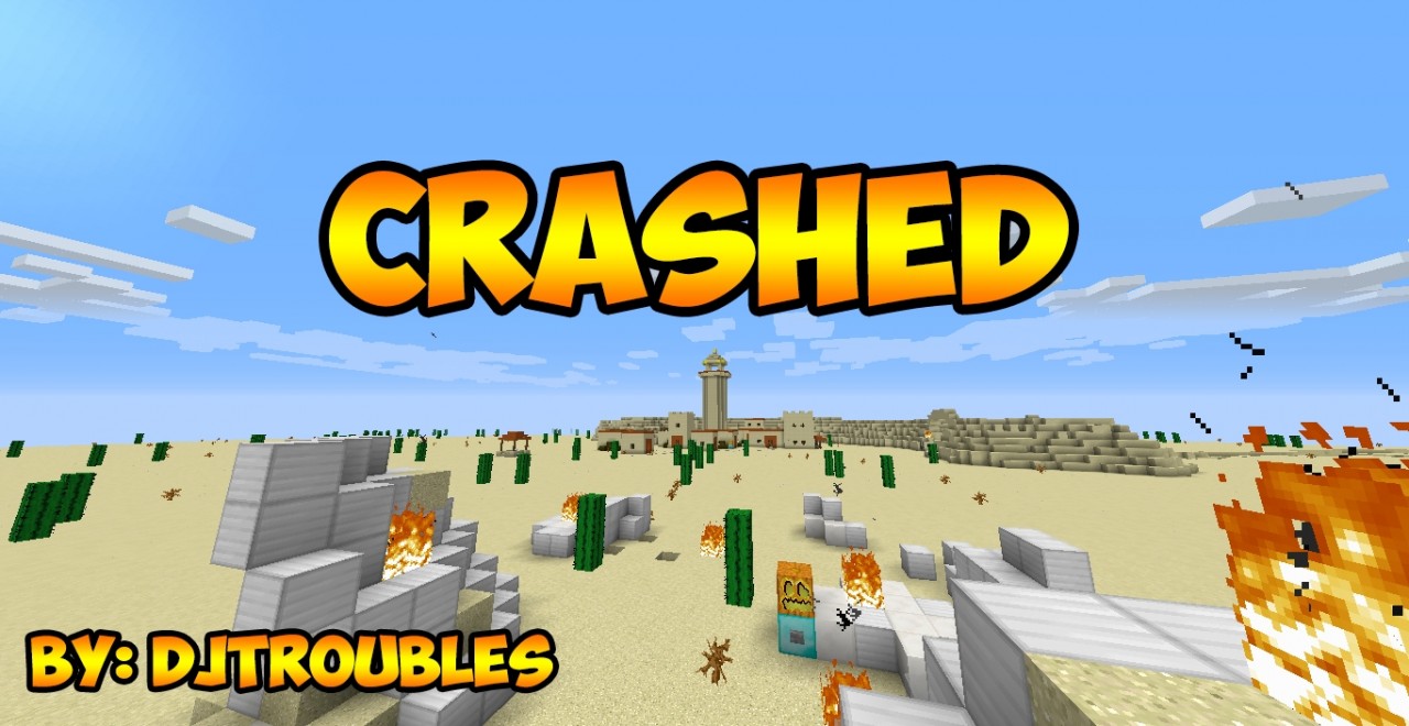 Crashed Minecraft Map