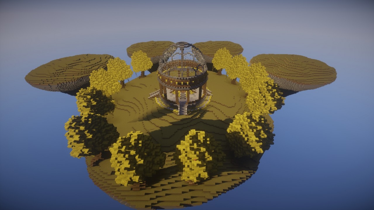 Mega Floating HUB Minecraft Map