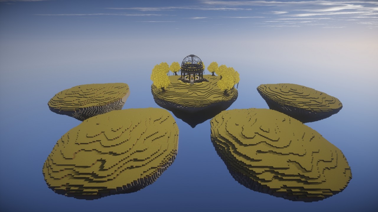 Mega Floating HUB Minecraft Map