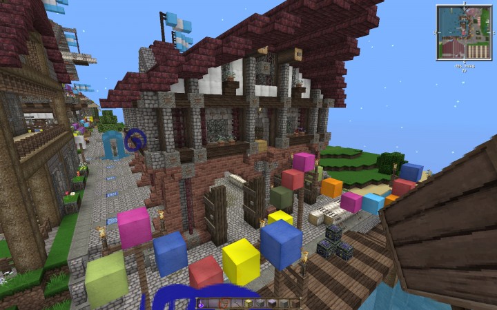 Small medieval fishing Harbor Minecraft Map