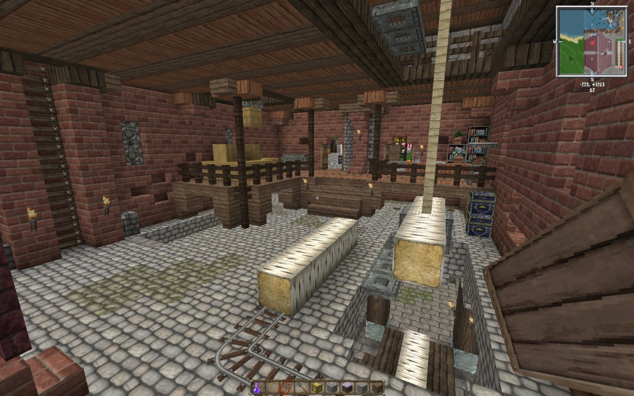 Small medieval fishing Harbor Minecraft Map