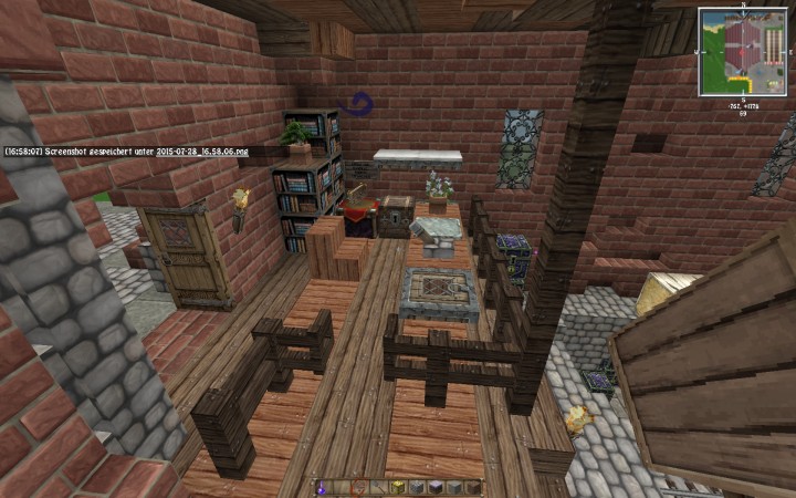 Small medieval fishing Harbor Minecraft Map