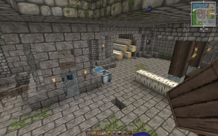 Small medieval fishing Harbor Minecraft Map