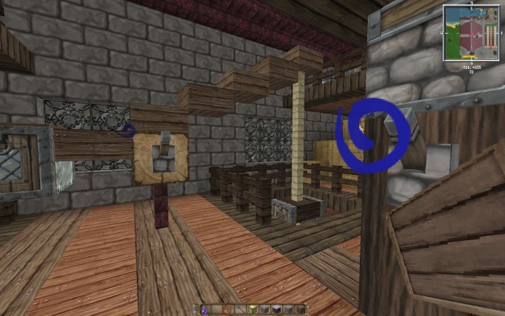 Small medieval fishing Harbor Minecraft Map