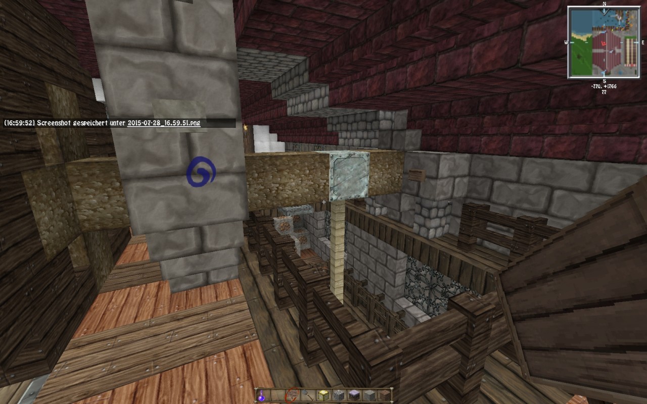 Small medieval fishing Harbor Minecraft Map