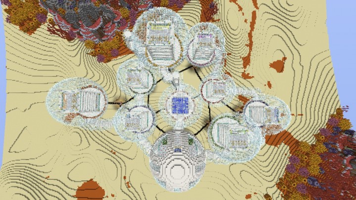 Bubbles - An Underwater Community Minecraft Map