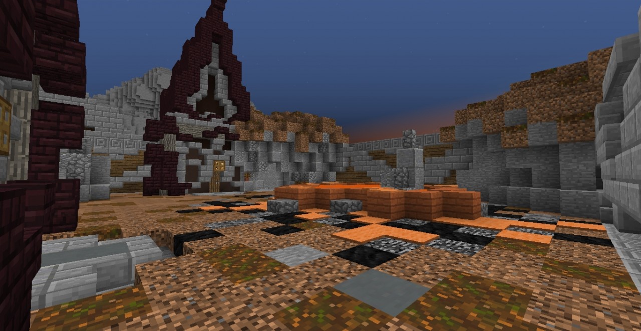 Lava PVP Arena Minecraft Map