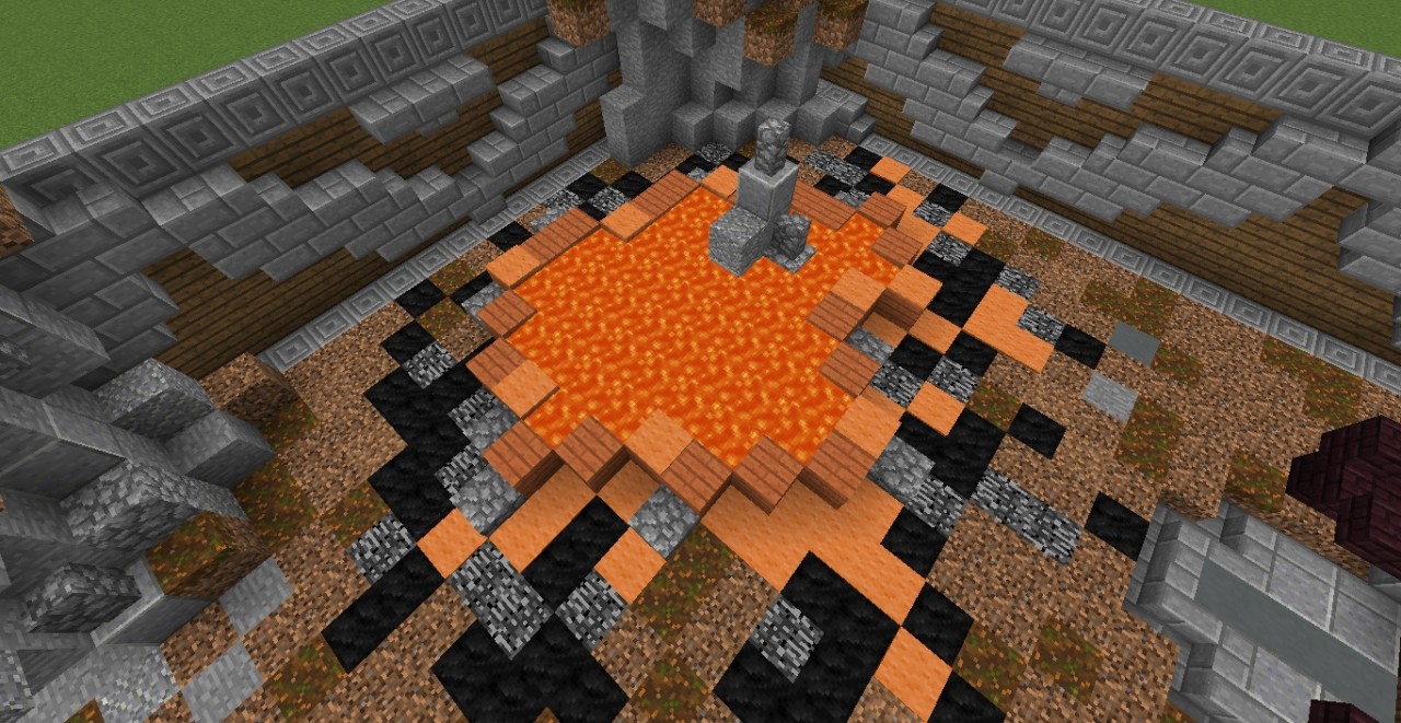 Lava PVP Arena Minecraft Map