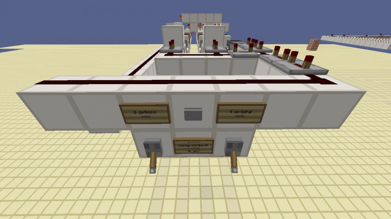 2-4-8 Option Randomizer / Binary Decoder Minecraft Map