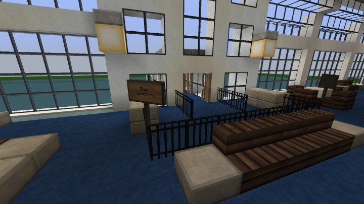 Cruise Ship Terminal v1 Minecraft Map