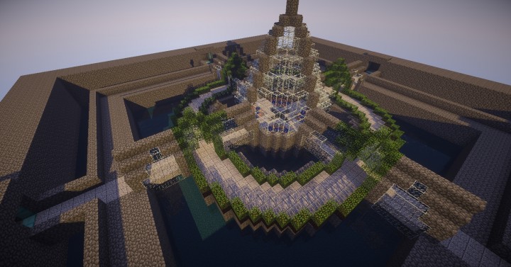Server HUB/SPAWN 4 Portals Minecraft Map