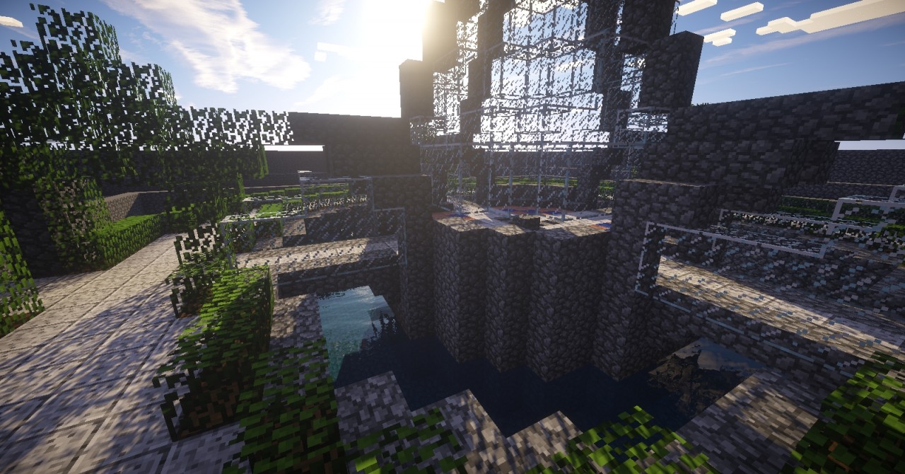 Server HUB/SPAWN 4 Portals Minecraft Map