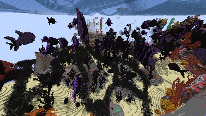 'Calamity on the reef' - Underwater Wonderland Contest entry Minecraft Map