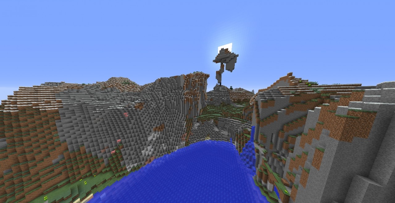 Isle Land WITH MULTIPLIED ORES! AND LAND FEATURES! Minecraft Map