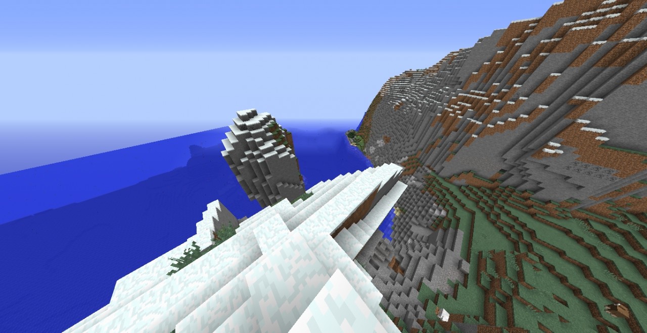 Isle Land WITH MULTIPLIED ORES! AND LAND FEATURES! Minecraft Map