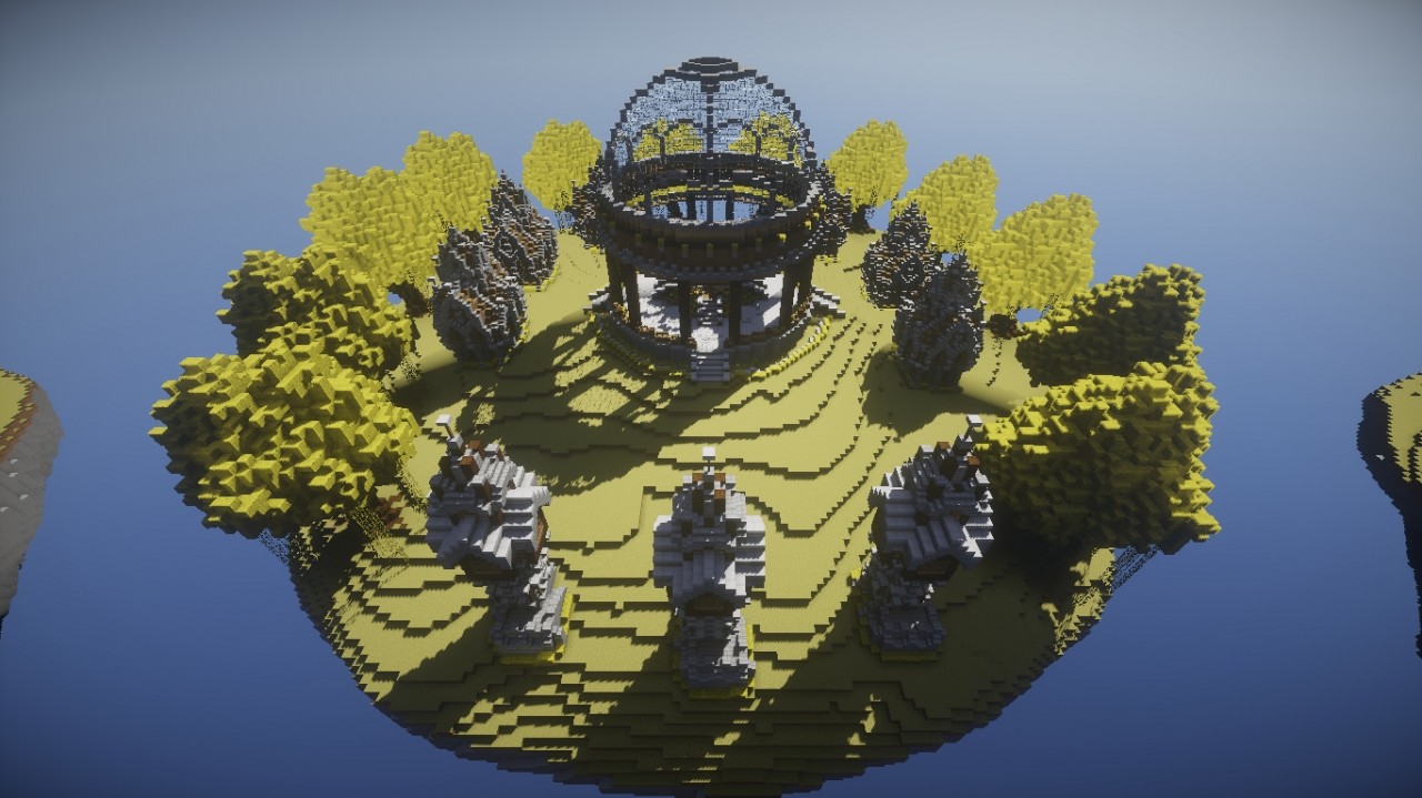 Mega Floating HUB Minecraft Map